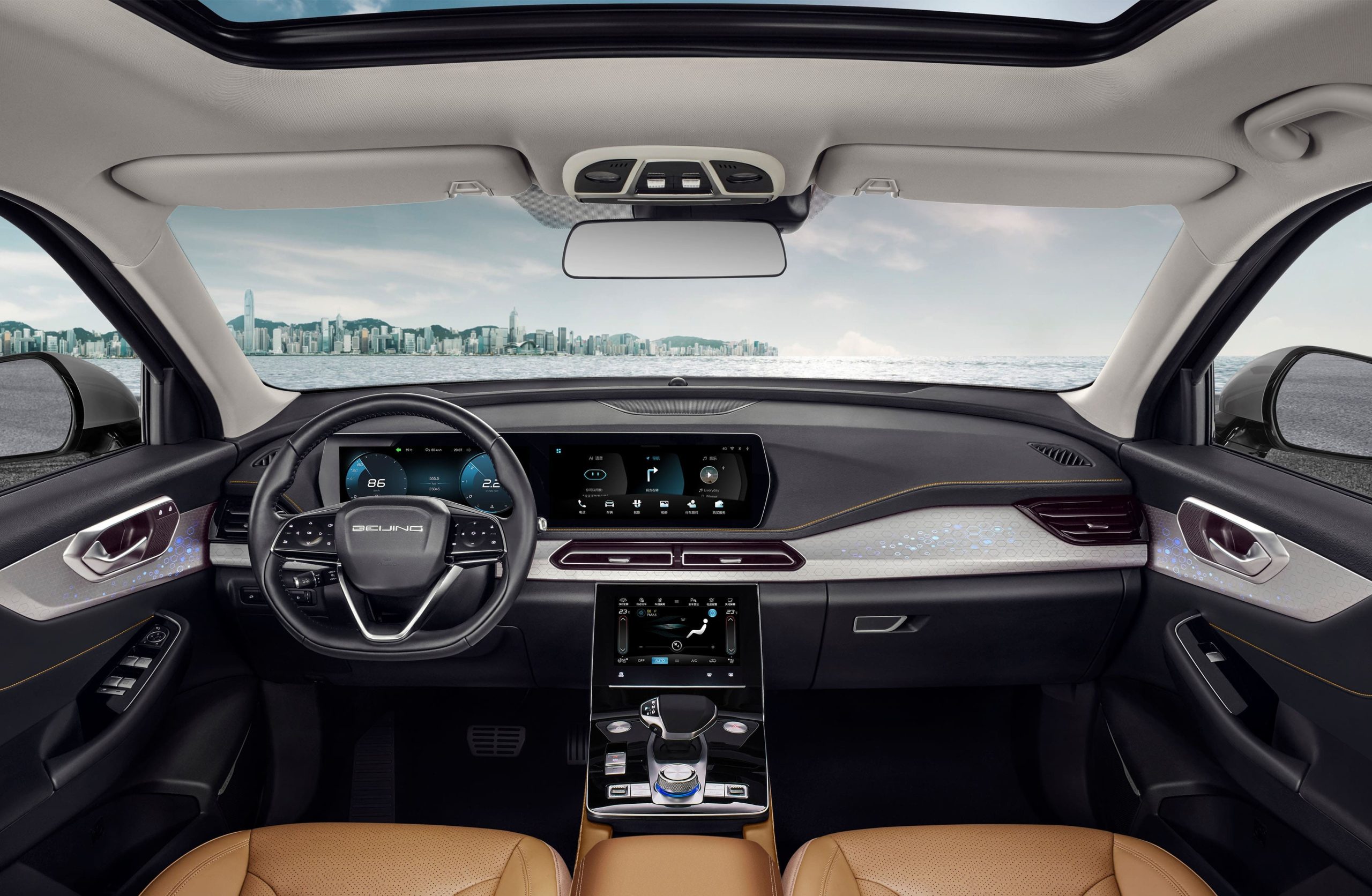 Những chi tiết thú vị trên khoang nội thất Beijing X7 - BAIC VIỆT NAM